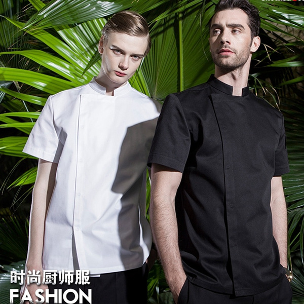 Food service long sleeve professional head chef uniform restaurant ...