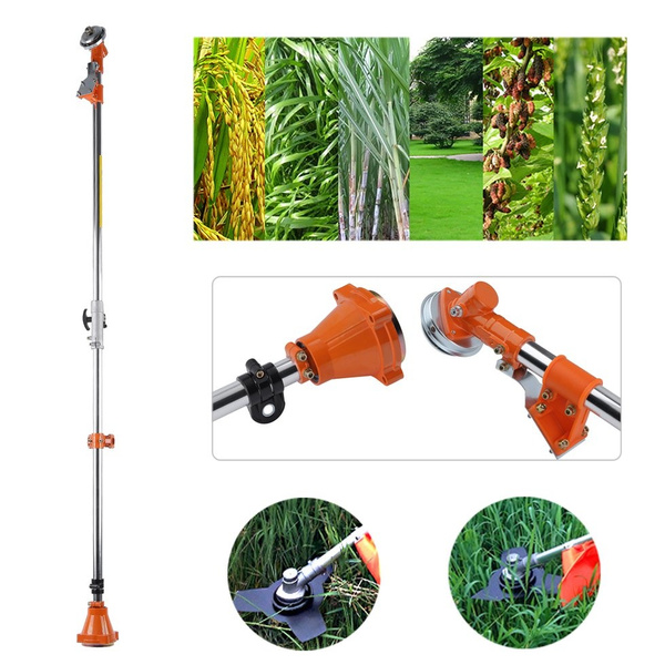 Heavy Duty Petrol Strimmer Grass Bush Cutter Whipper Sniper With Blades ...