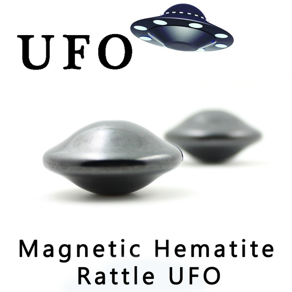 New Strong Magnetic Hematite Stone UFO Shape Beads Rattle Singing ...