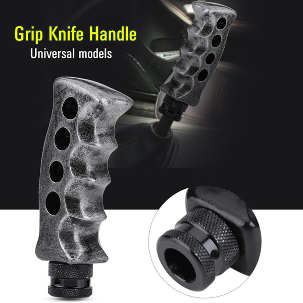 Universal Titanium Pistol Handle Grip Manual Gear Shift Knob Shifter ...