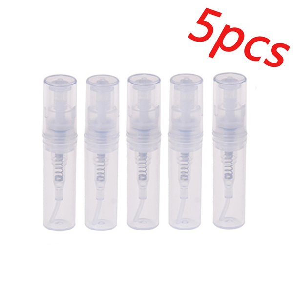 Mini Clear 2ml Atomizer Vial Plastic Bottle Spray Refillable Perfume ...