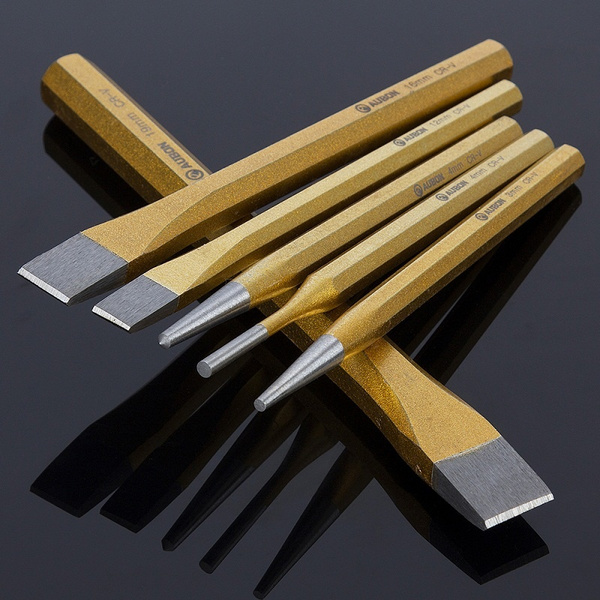 6pcs Multi-Purpose Professional Punch & Chisel Set Woodworking Tools ...