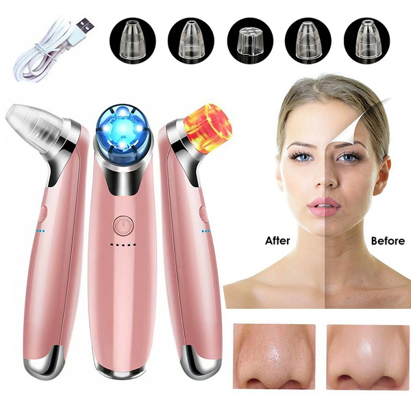 2 in 1 Electric Blackhead Remover, Suction Microdermabrasion Machine ...