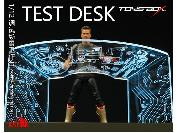 Debug Station 1/12comicave Yamaguchi SHF Iron Man CS Tony 6-inch Scene ...