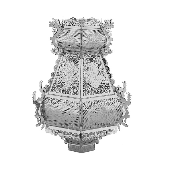 3D Metal Nano Puzzle Tang Lantern Building Diy 3D Model Kits Laser Cut ...