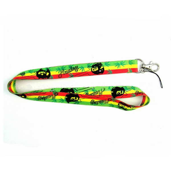 1pcs Bob Marley Singer Mobile Phone Neck Strap Lanyard For Key ...