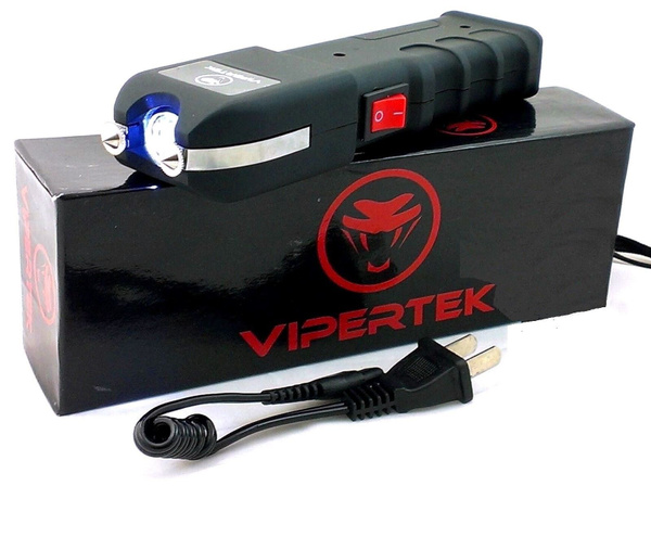 Vipertek 1100 Million Volt Heavy Duty Stun Gun w/ LED Light Rechargeable | Wish