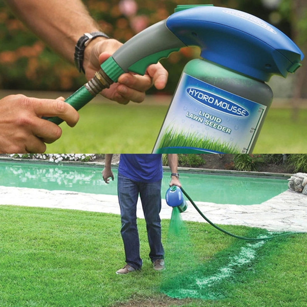 Hydro Mousse Lawn Grass Liquid Growth Rescue Garden Sprayer Folding ...