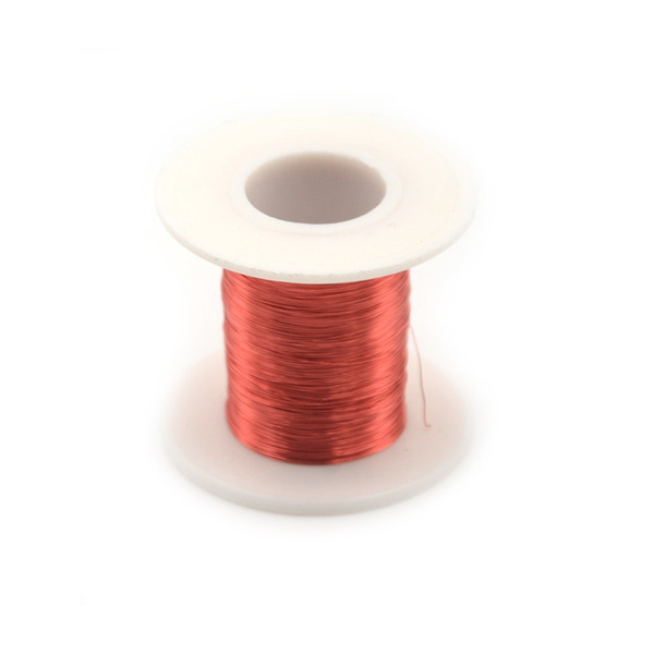 100m/Roll Red Magnet Wire 0.2mm QA Enameled Copper Wire Magnetic Coil ...