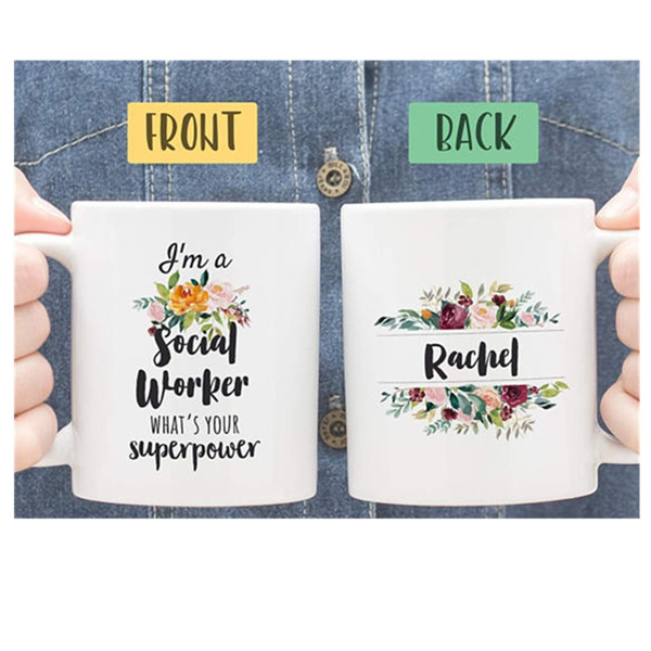 Social Worker Mug, Social Worker Grad Student Graduation Mug, Im a ...