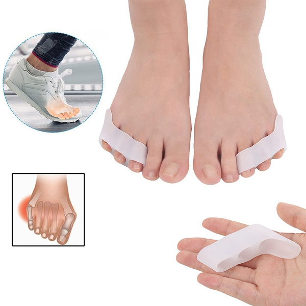 1Pair Gel Little Toe Bunion Correctors Separators Toe Spreaders Spacers ...
