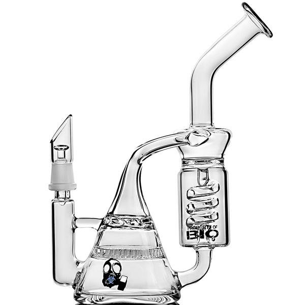 Glass Water dab rig Recycler Glass Spiral Filters Tall 10 Inches | Wish