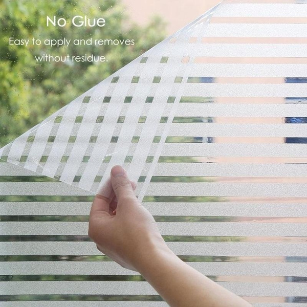 Frosted Stripes Window Film Window Stickers Window Decals Electrostatic ...