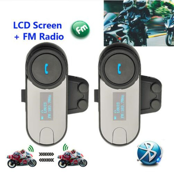 2Pcs/lot TCOM-SC W/Screen Bluetooth Motorcycle Motorbike Helmet ...