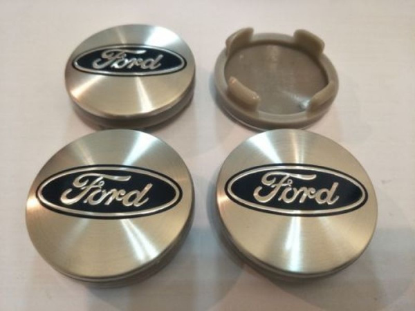 4Pcs/Set Silver 54mm Wheel Center Caps Badge Logo Wheel Hub Caps For ...