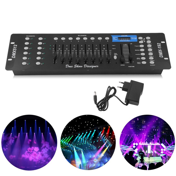 192 Channels DMX512 Controller DJ Equipment Console Stage Lighting DJ ...