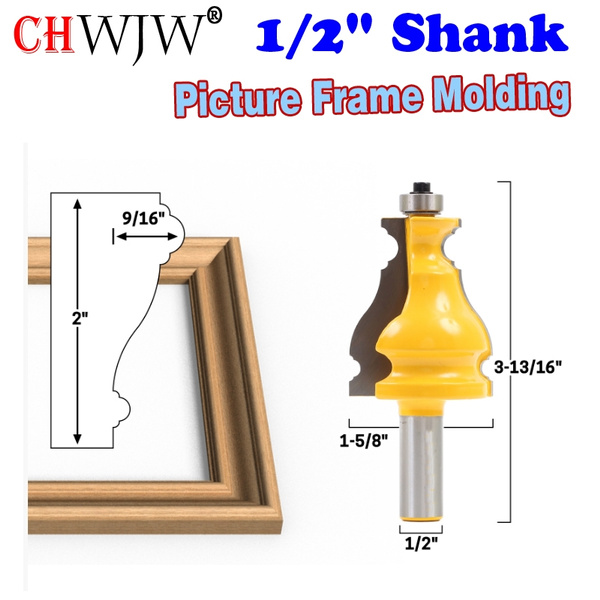 1PC 1/2" Shank Medium Elegant Picture Frame Molding Router Bit | Wish