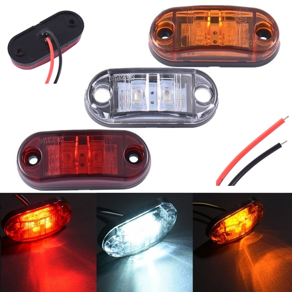 1pcs Piranha LED Side Marker Blinker Light Brake Signal Lamp For Car ...