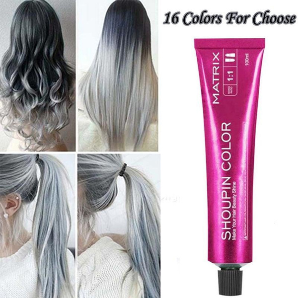 1PC 100ml 15 Dye Granny hair Stuffy Green Hair colors Cream For Women ...