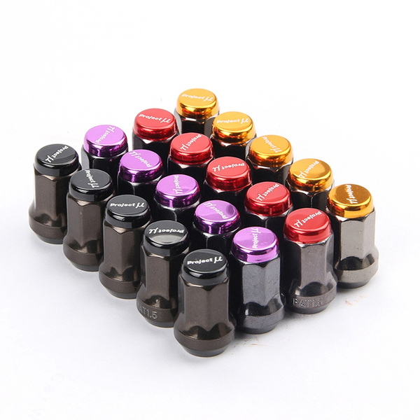 20pcs/set 33mm Project MU Racing Composite SPEC Steel Racing Wheel Nuts ...