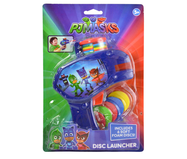 PJMASKS PJ Masks Foam Disc Launcher (7pc Set) Novelty Character Toys | Wish