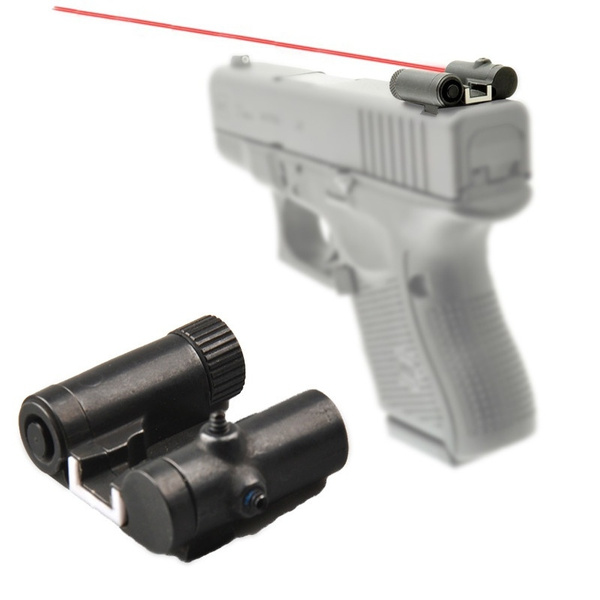 Tactical Steel Rear Sight Laser Red Dot Laser Sight for All Pistol ...