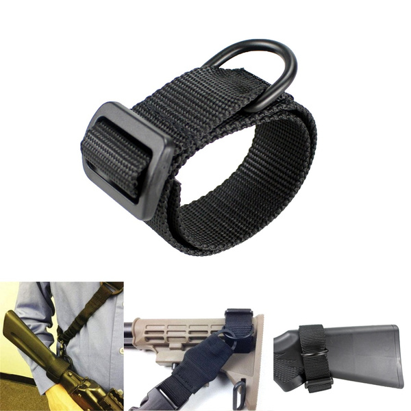 Heavy Duty Tactical ButtStock Sling Adapter Universal Fit for Shotgun ...