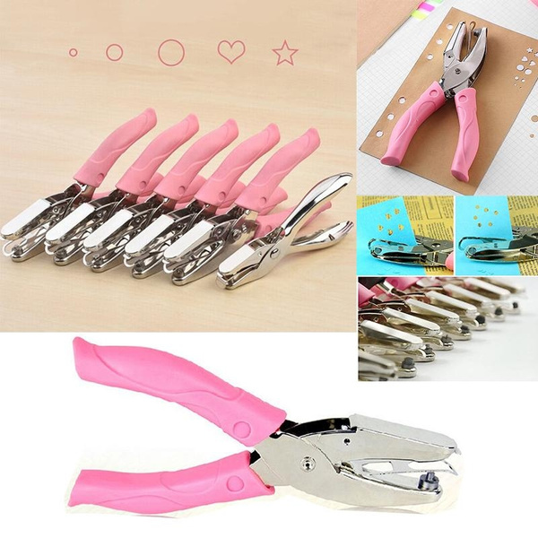 Manual Craft Puncher Paper Hole Punch Cutter Circle Heart Star With ...