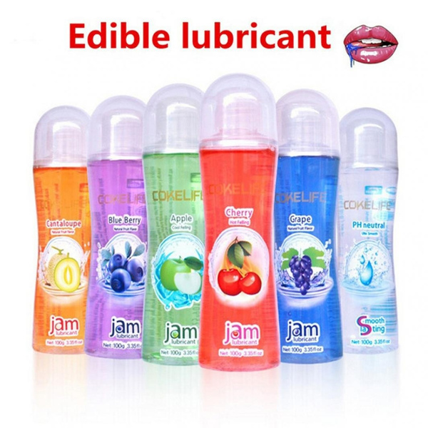 100g Edible Fruit Flavor Water Based Oral Couple Sex Enhancement Body Lubricant Wish