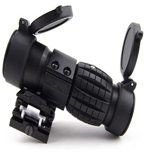 Magnifier Scope 3X Flip Up To Side Tactical Magnification Optic AR 15 Accessories Lens Covers ...