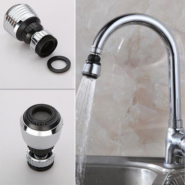 360 Degree Rotation Water Bubbler Swivel Head Saving Tap Faucet Aerator ... 360 Degree Rotation Water Bubbler Swivel Head Saving Tap Faucet Aerator ...