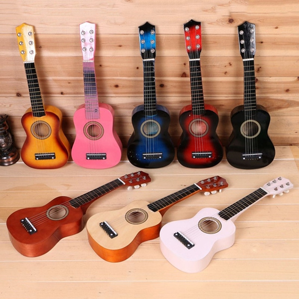 21inch Colorful Guitar Mini Children's Guitar Basswood Kid's Musical ...