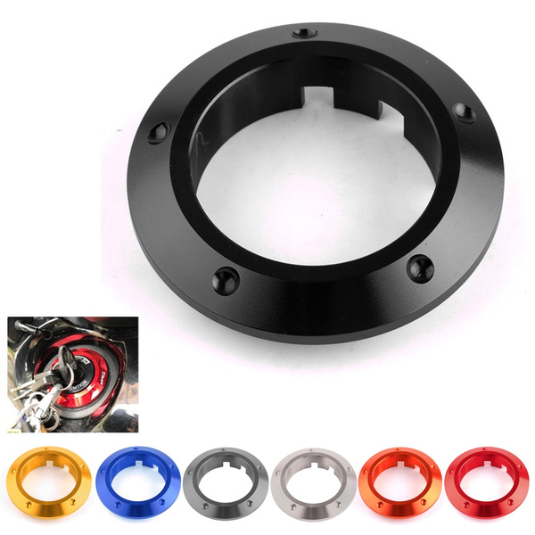 Motorcycle Accessories CNC Key Cap Ignition Key Lock Cap Cover Seat Key ...