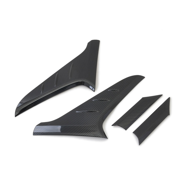 For Hyundai Kona Kauai SUV 2017-2022 Carbon Fiber Style/ABS Matte Rear ...