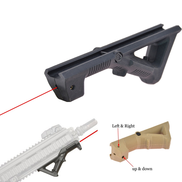 Adjustable Laser Style AFG-2 PTS Angled Foregrip Hand Guard Grip AFG2 ...