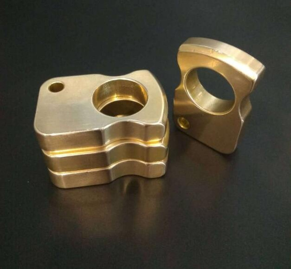 Solid Brass Knuckles EDC Outdoor Key Ring Self Defense EDC tool key ...