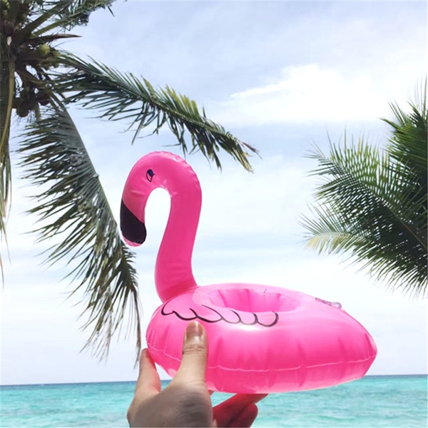 Drink Cup Holder Inflatable Swim Pool Toys Cup Seat Coaster Floating ...