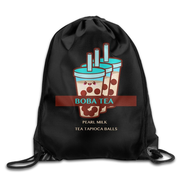 Unisex Bubble Boba Pearl Milk Tea Tapioca Balls Bag 3D Printed Casual ...