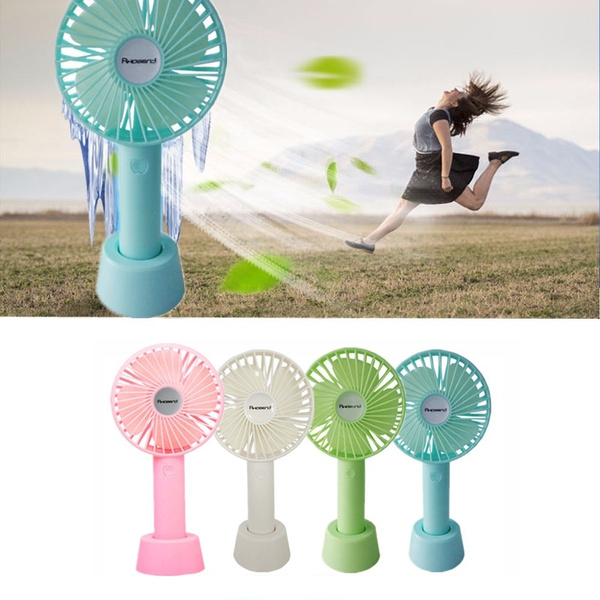 Hand Fans Battery Operated Rechargeable Handheld Mini Fan Electric ...