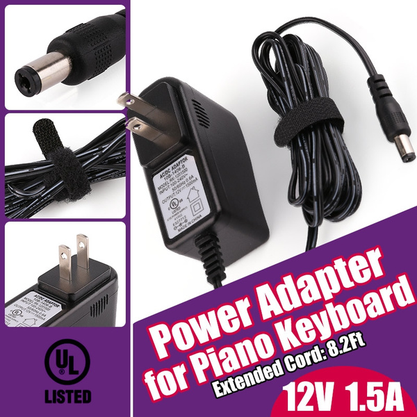 PA130/PA150 Keyboard AC Power Adapter by LotFancy, 12V AC/DC Adapter ...