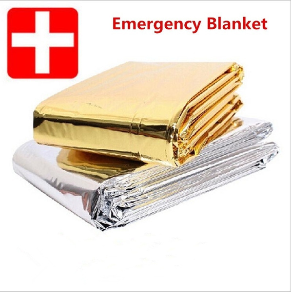 Waterproof Emergency Blanket Rescue Blanket Thermal Heat First Aid ...