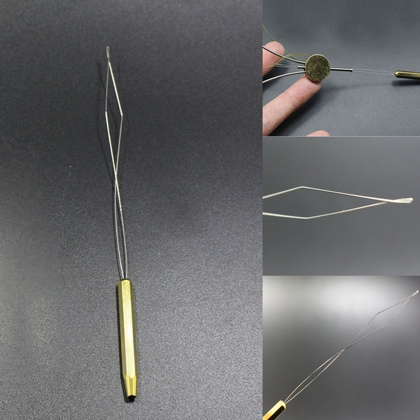 Fishing lure tackle handle threader fly tying tool high carbon ...