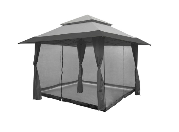 Z-Shade 13 x 13 Foot Instant Gazebo Canopy Outdoor Shelter with Bug ...