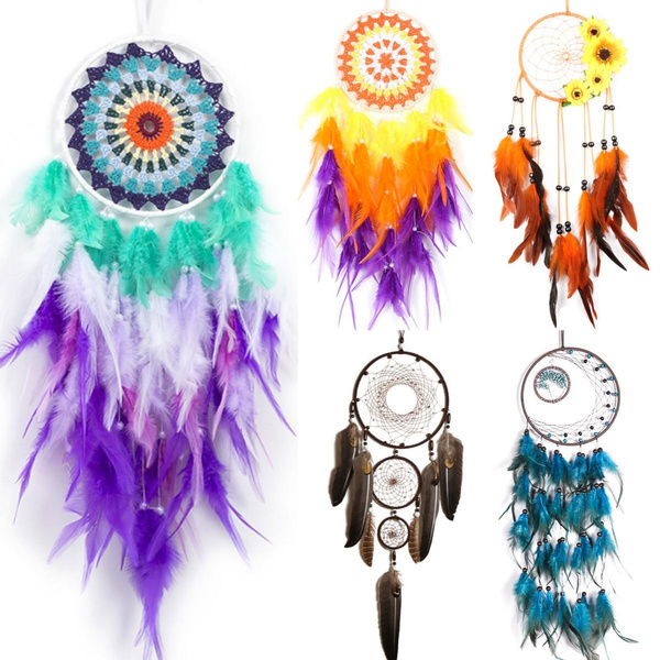 New Hook Flower Turquoise Pendant Dream Catchers - Sunflower Dream ...