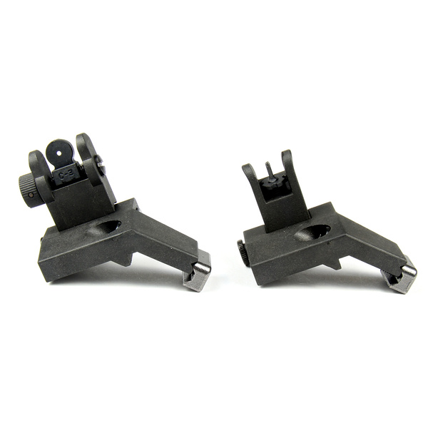 45 Degree Offset Front & Rear Backup Sight Fit Picatinny Weaver Rail | Wish