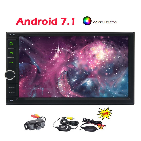 Upgraded Android 7.1 Car Stereo System 7 inch Double 2 Din Car Video ...