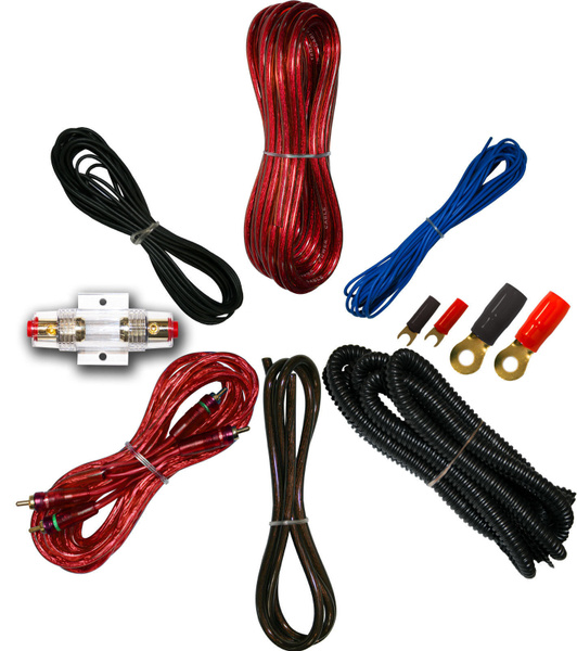 3000W 4 Gauge Amplfier Power Kit for Amp Install Wiring Complete RCA ...