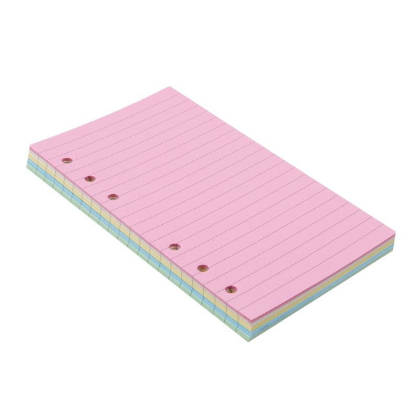 50 Sheets A6 Filler Papers Loose-leaf Notebook 6 Holes Office School ...