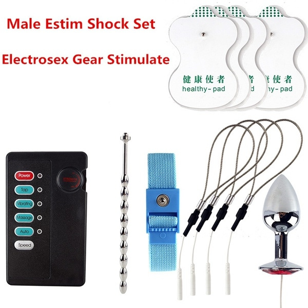 Complete Men Estim Electric Shock Electrosex Kit | Wish