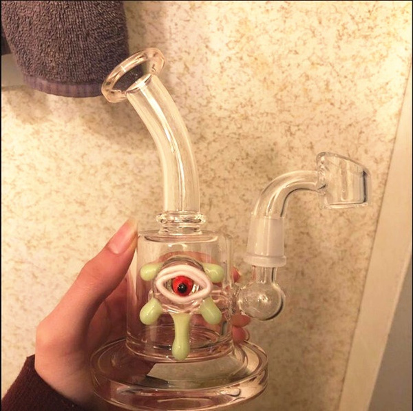 6.5 Inch Cute Mini Dab Rig with Eye Design | Wish